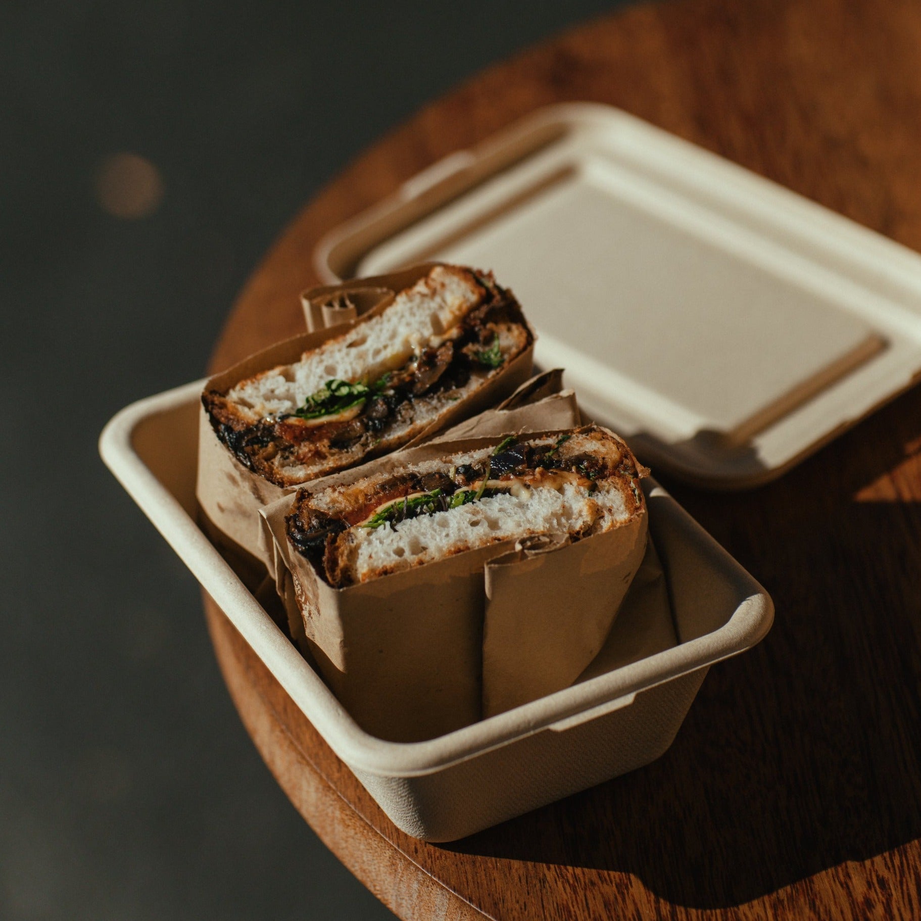700mL Bamboo Food Box with T-lock – Ecoware