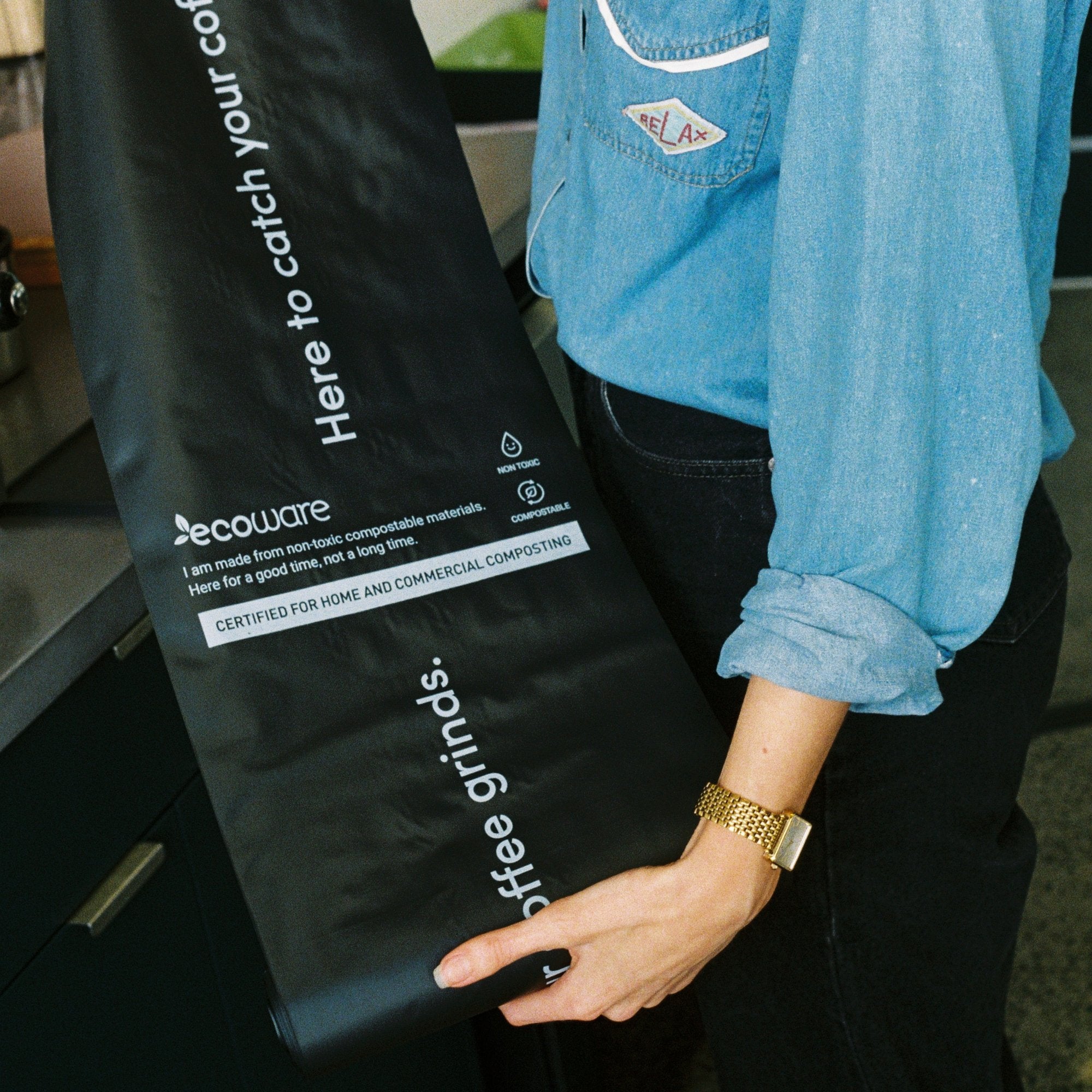 Compostable Coffee Dump Bag – Ecoware